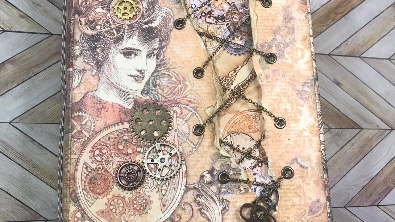 Lady Steampunk - Junk Journal Flip Through - YouTube
