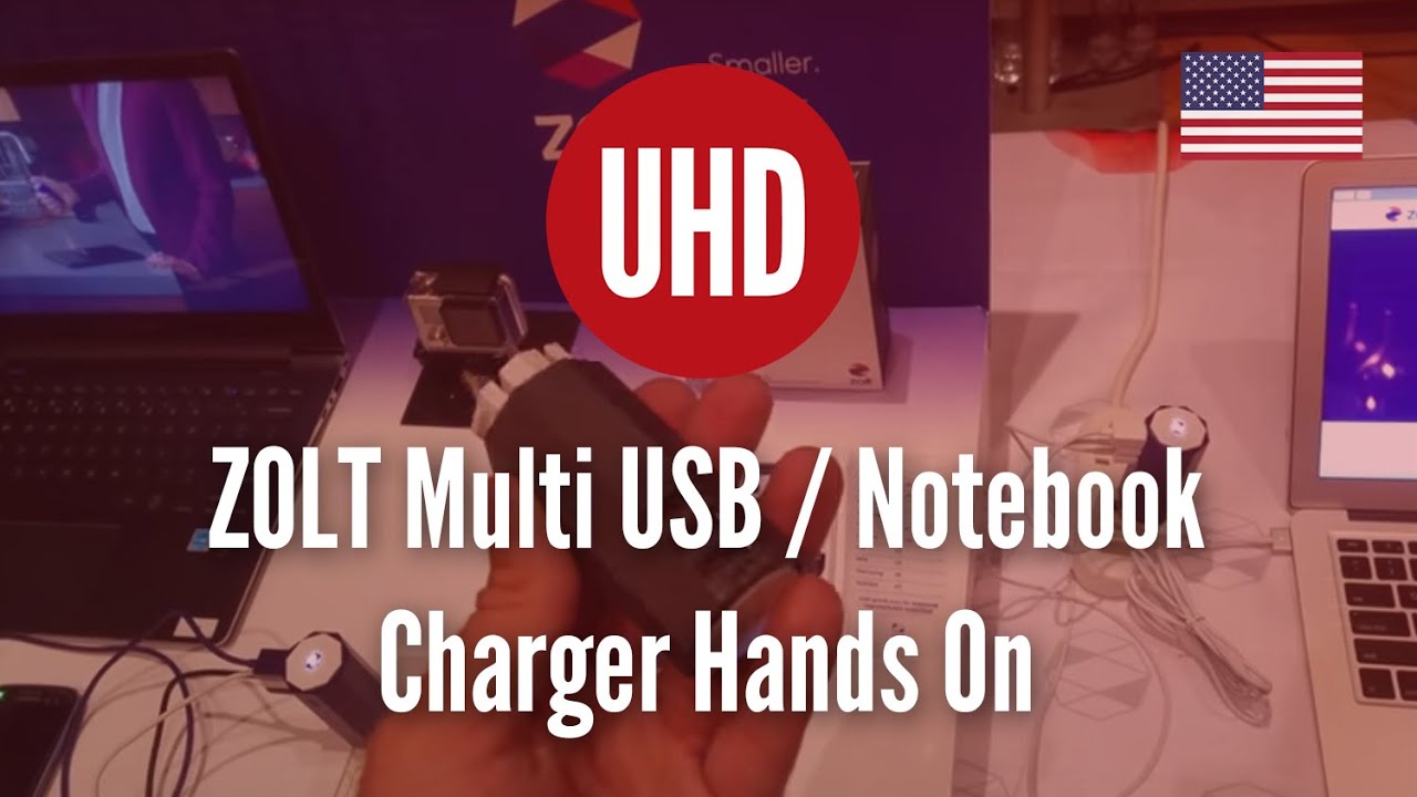 ZOLT Multi USB / Notebook Charger Hands On [4K UHD] - YouTube