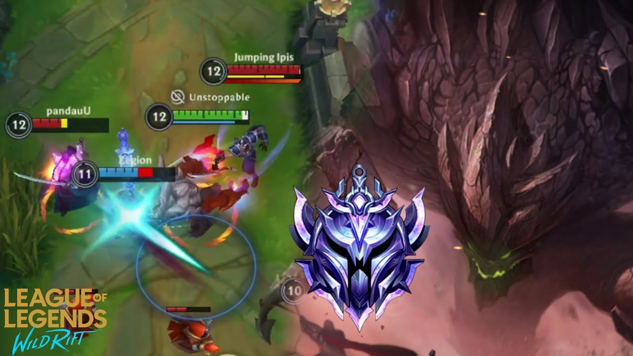 Using Malphite in Baron lane to reach Diamond - Wild Rift - YouTube