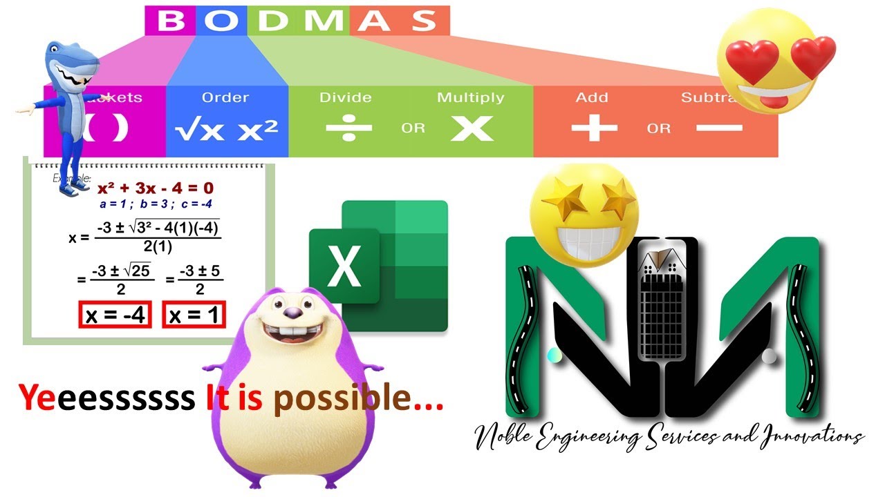 Lesson three: Formulas and Functions in Excel Part one - YouTube