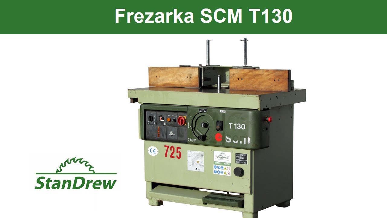 Frezarka SCM T130 - StanDrew maszyny stolarskie - YouTube