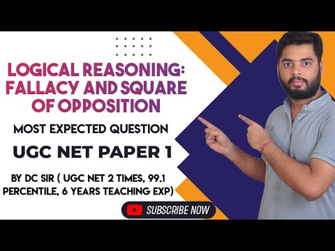 Square of Opposition & Fallacies Explained | Logical Reasoning made Easy | UGC NET Paper 1 - YouTube