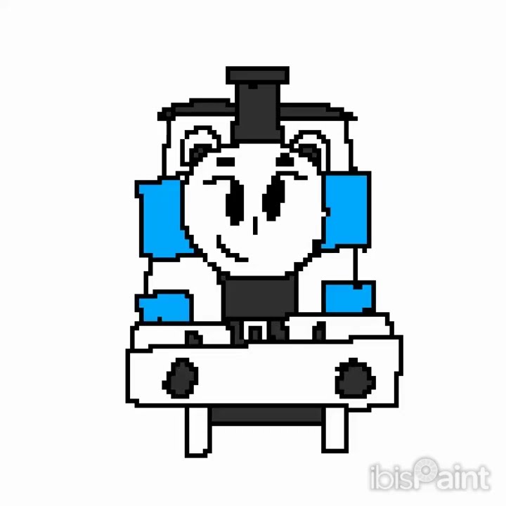 Drawing Pixel Thomas - YouTube