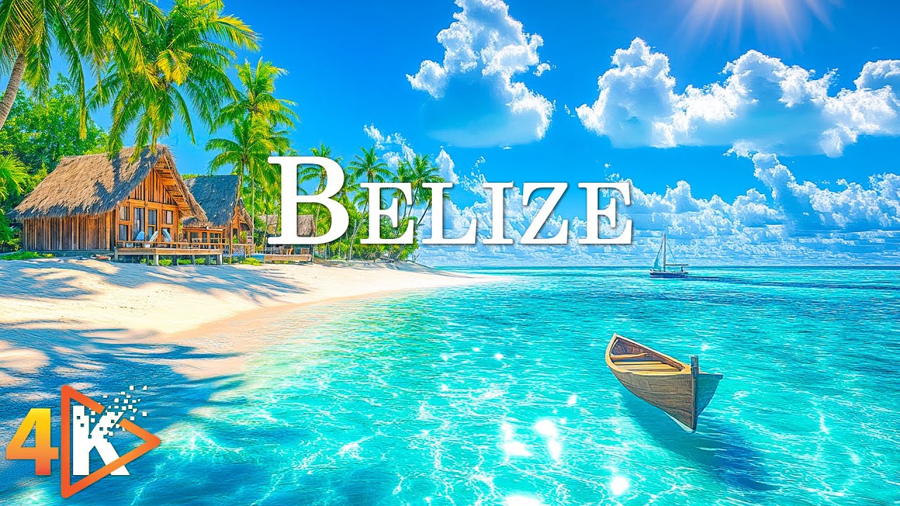 Belize 4K - Vibrant Coral Reefs and Pristine Beaches with Relaxing ...