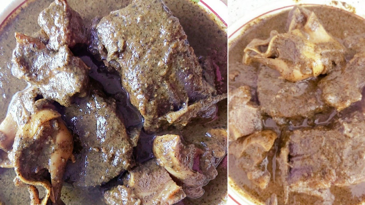 HOW TO MAKE BLACK SOUP || EDO TRADITIONAL SOUP - YouTube