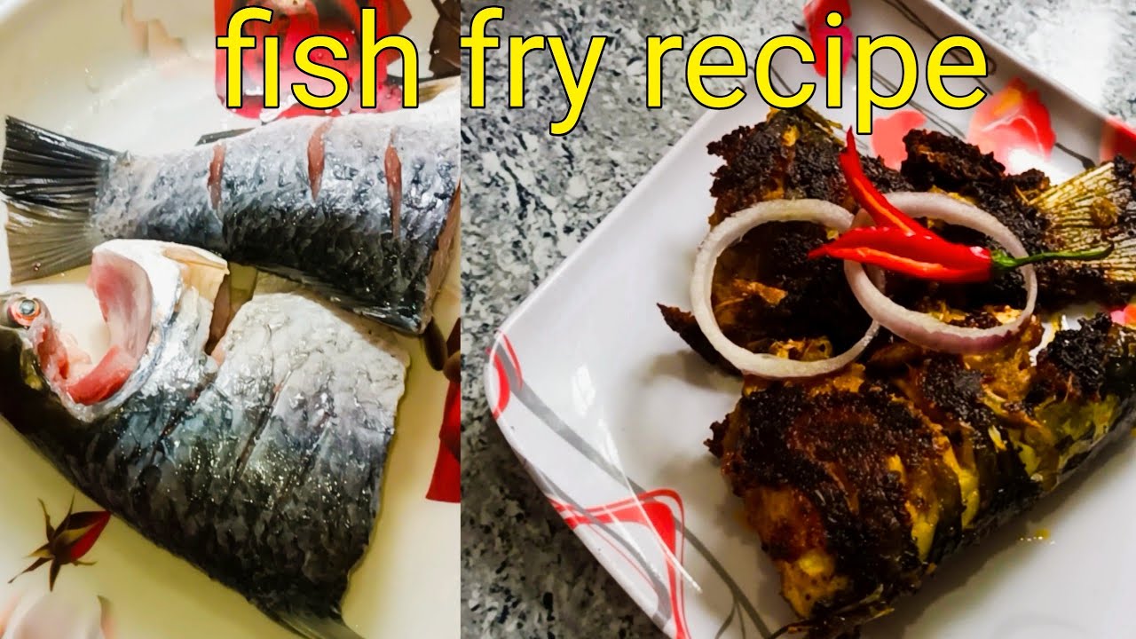 Bengali style fish fry recipe. village style fish fry recipes. fish fry ...