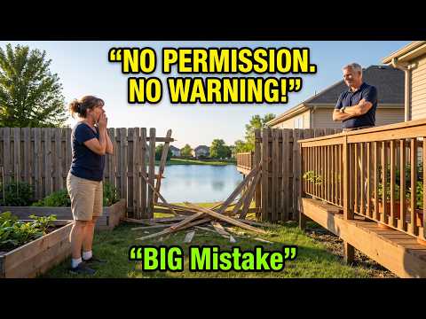They Wanted a Lake View So They Cut My Fence - Here's What Happened Next