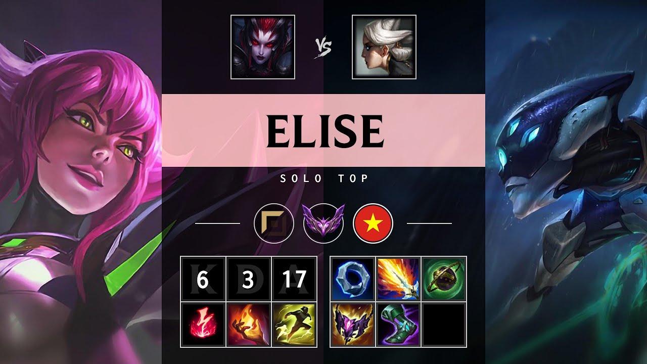 Elise Top vs Camille - VN Master Patch 25.17 - YouTube