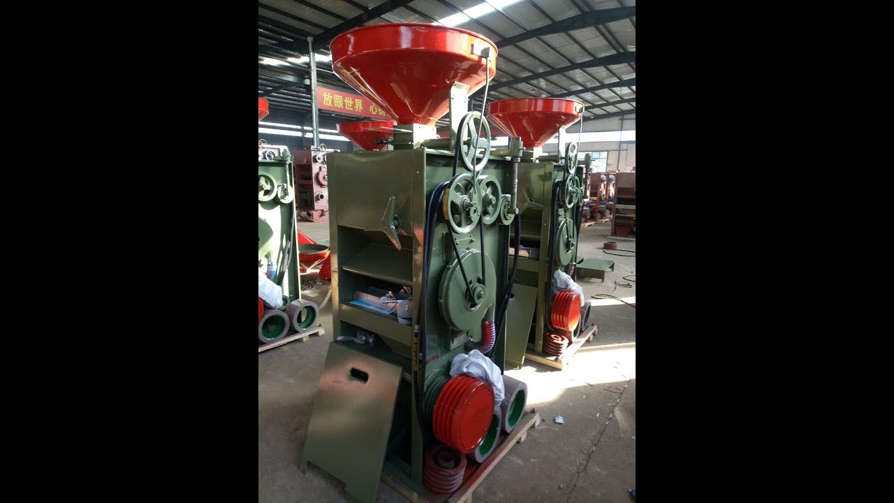 rice milling machine model SB-50 From Sally 0086-15937125109 - YouTube