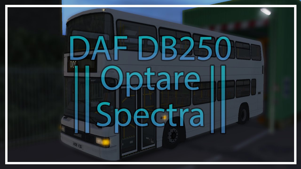 DAF DB250 Optare Spectra Depot Run Gainsborough - YouTube