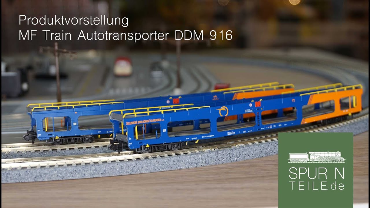 Spur N: MF-Train Autotransporter DDm 916 - YouTube