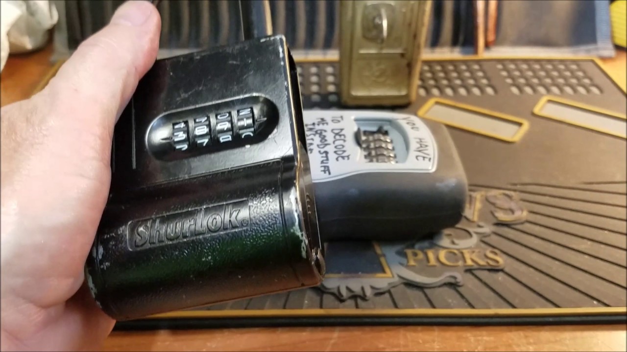 (331) Shurlok Key Lock Box double decoded Sent by "Steel Pinnings ...