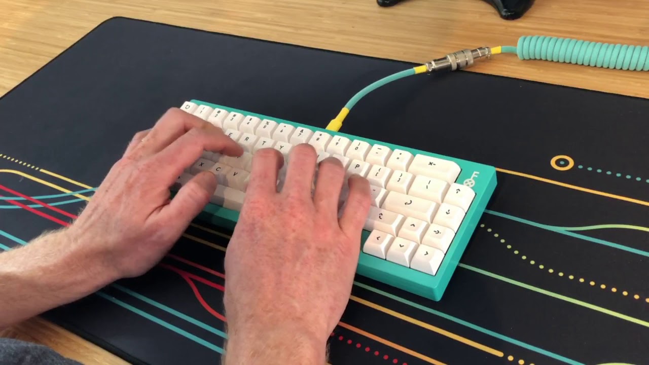 FoxLab Key65 with Gateron Silent Inks typing test - YouTube