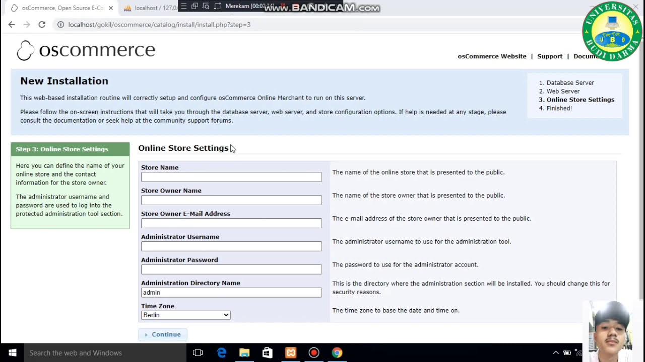 Tutorial Penginstalan [CMS OSCOMMERCE] - YouTube