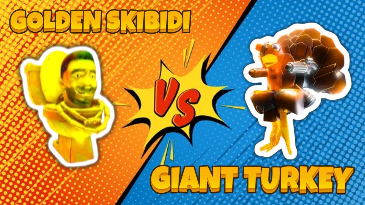 GOLDEN SKIBIDI TOILET VS GIANT TURKEY | Toilet Tower Defense - YouTube