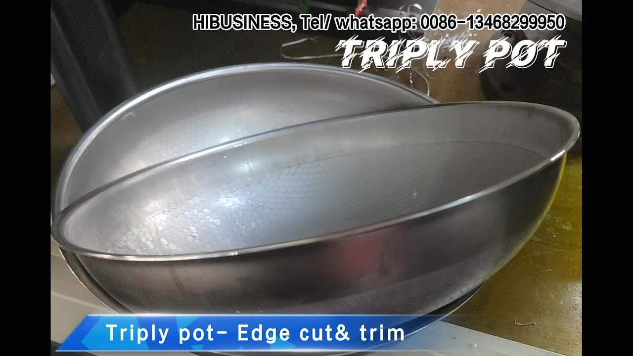 75. Triply pot- Edge cut, trim, roll - YouTube