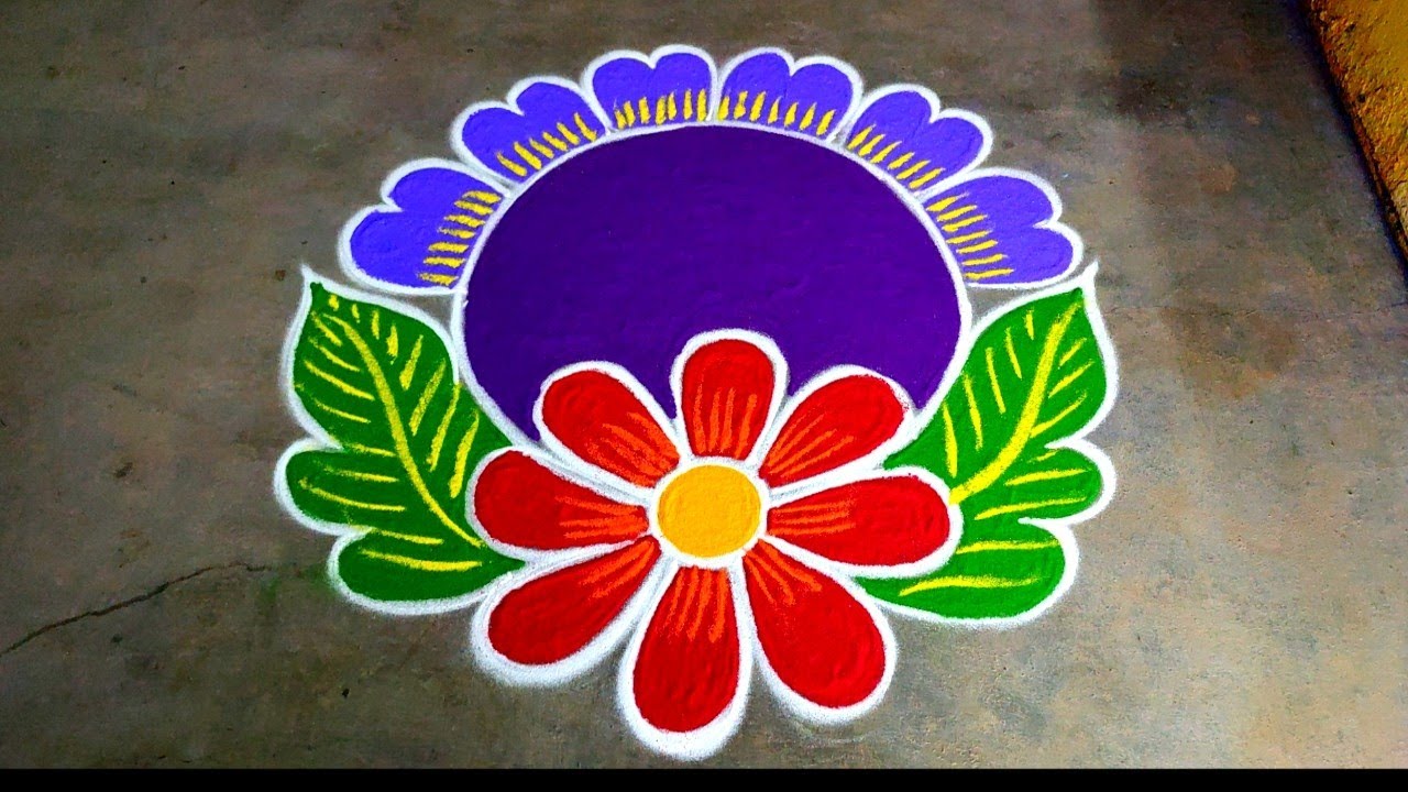 New year rangoli designs 2024|new year Rangolidesigns|new year muggulu ...