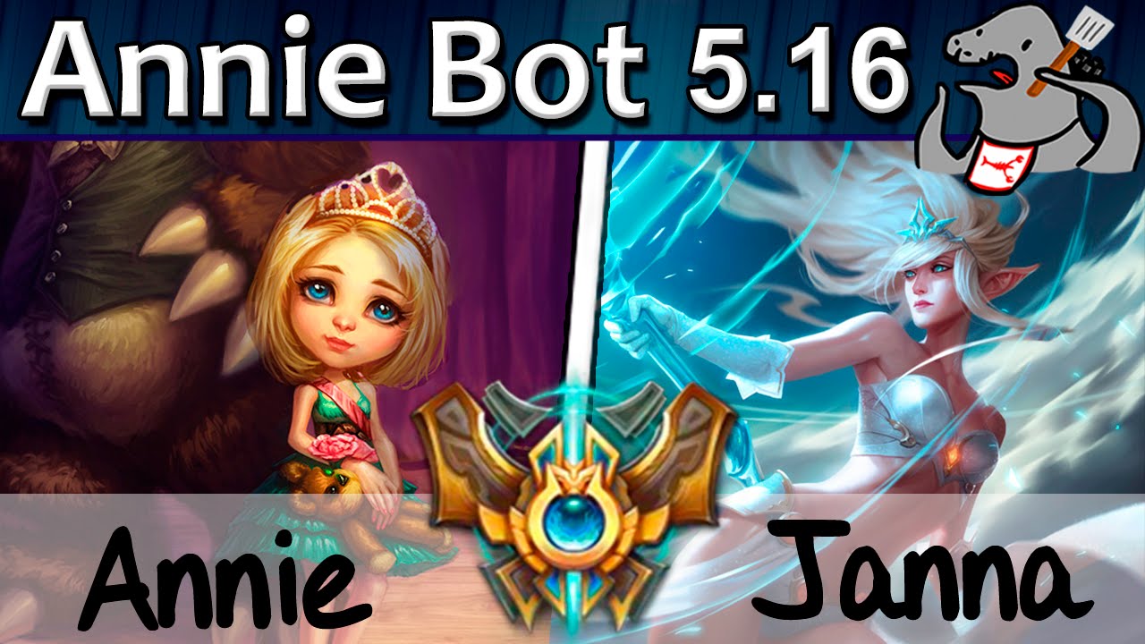 Annie Bot - Annie/Ashe vs Janna/Vayne - Support - Challenger S5 | 284 ...