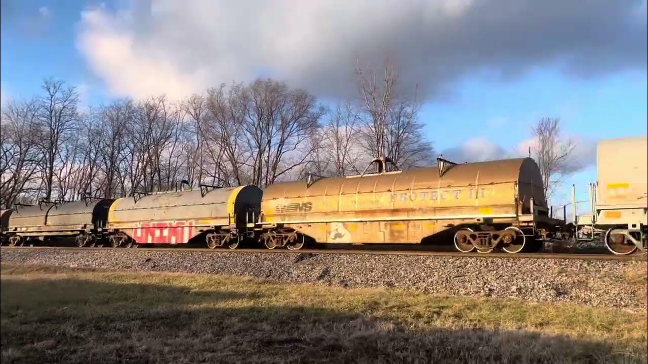 CSX M361 With Ex CSX GP15 CMPA 1557 trailing 3rd! - YouTube