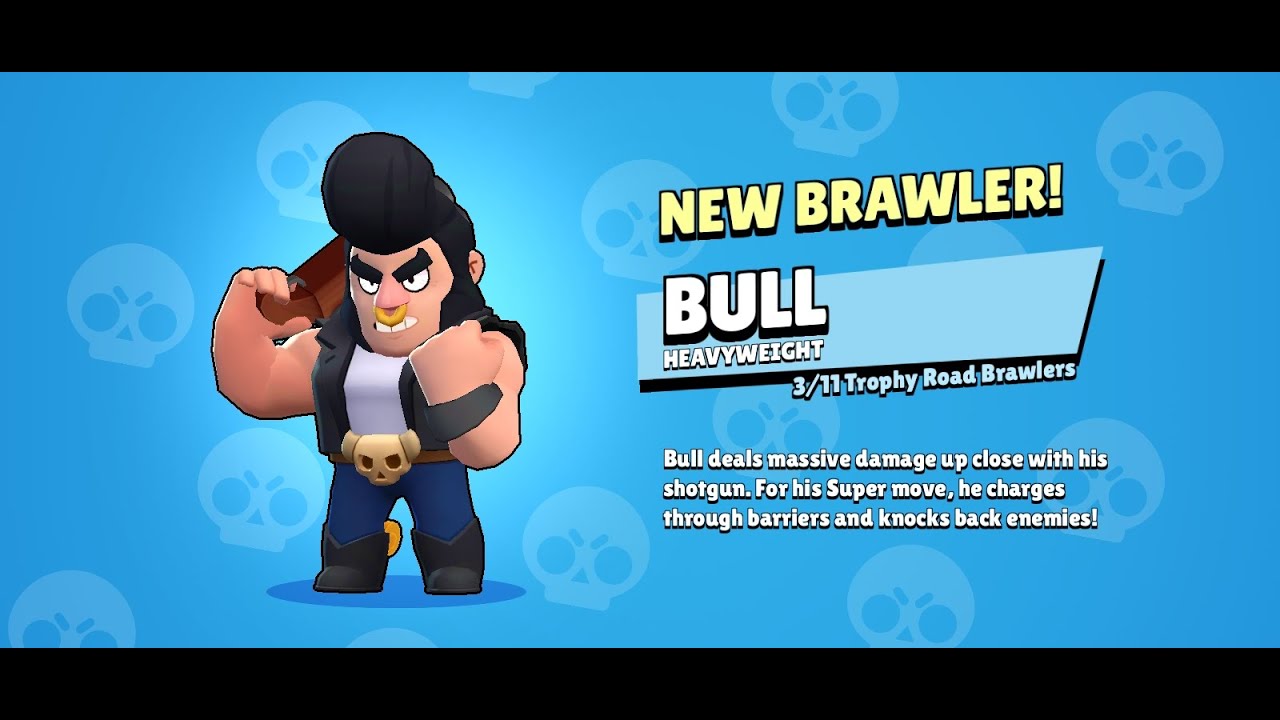 Unlocking BULL Heavyweight:BRAWL STARS Gameplay PART-3 || GAMING TEDDY ...