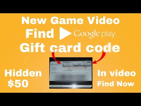 Find $50 Google gift card code in this video giveaway 2020 Google play ...