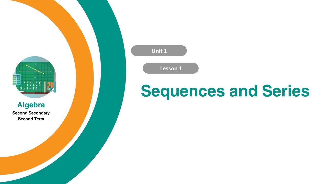 Algebra - Unit 1 - Lesson 1 - Sequences and Series - YouTube