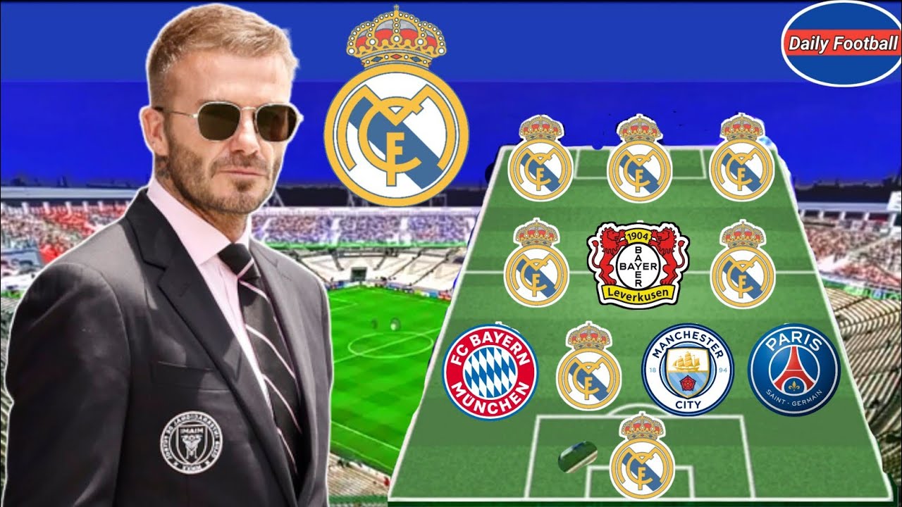 David Beckham's Wanted Lineup for Real Madrid 😍 Real Madrid Transfers ...