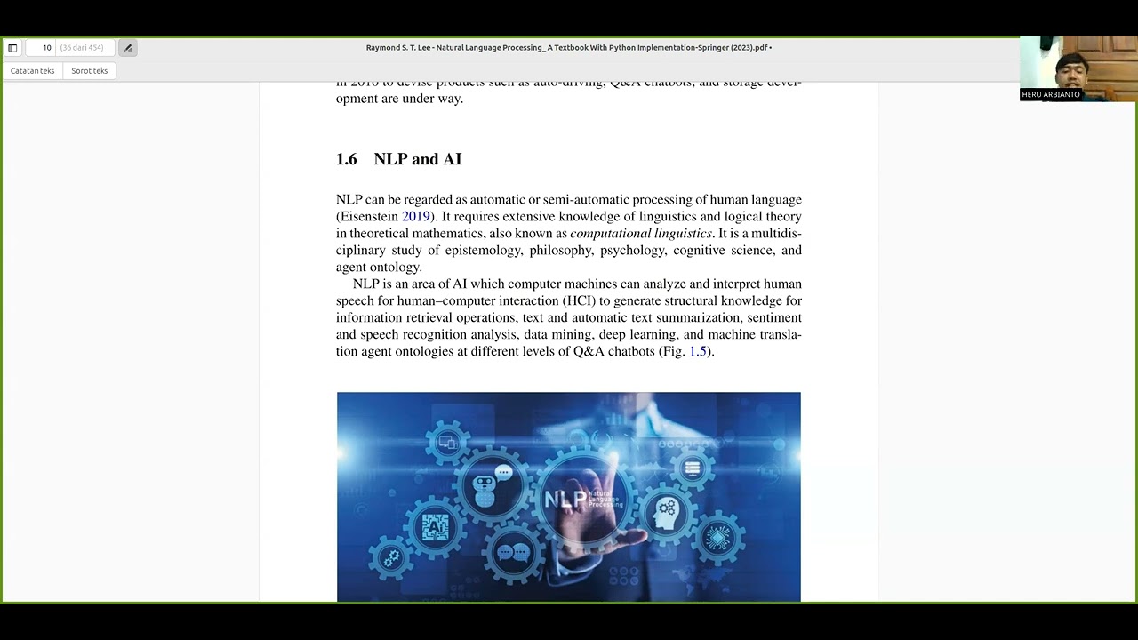 INTRODUCTION NATURAL LANGUAGE PROCESSING - HERU ARBIANTO 22312004 - YouTube