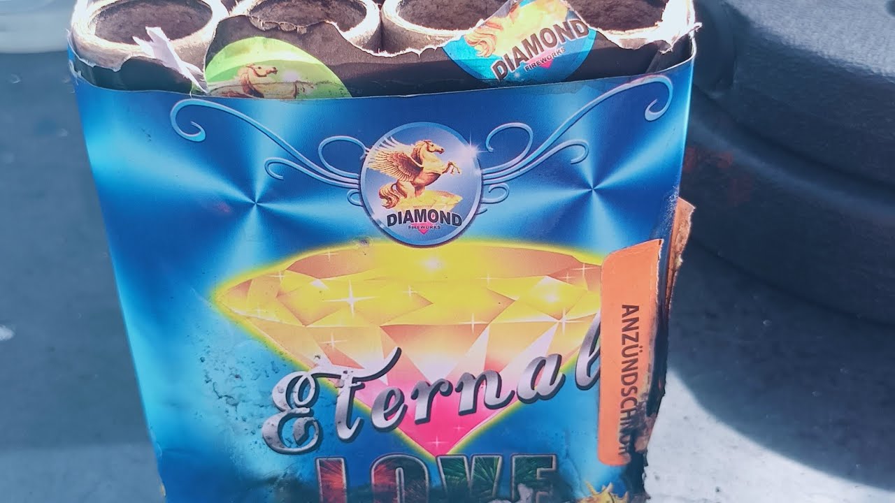 Diamond Fireworks, Eternal Love 16 shots, Birthday Celebration. - YouTube