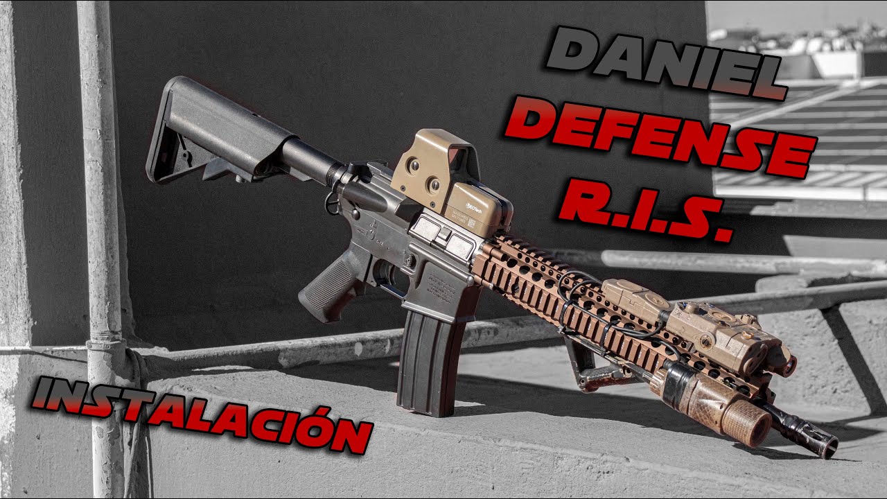 Como instalar un riel Daniel Defense RIS II a tu M4 | SOPMOD Block II ...