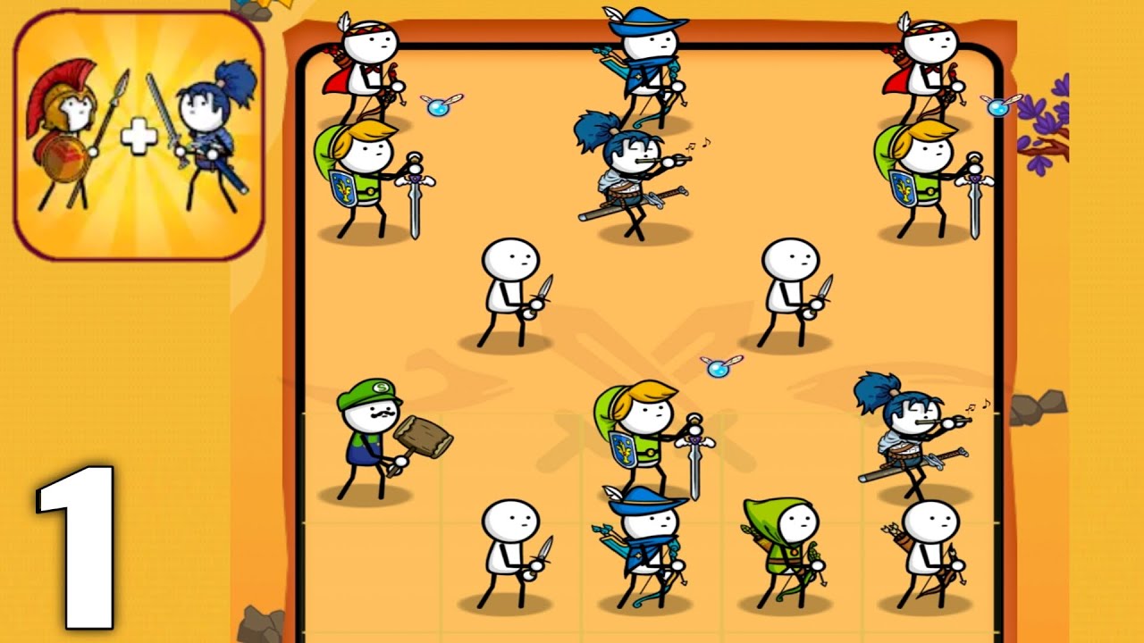 Stickman Merge Master - Gameplay Walkthrough Part 1 All Levels 1-20 ...