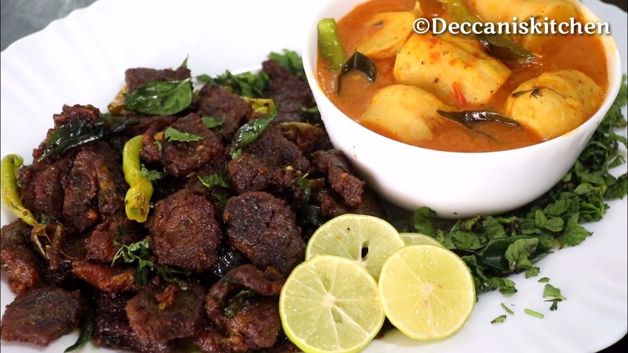 Kali Mirch ka Tala Hua Gosht & Arbi ki Kadhi Recipe (Hyderabadi Lunch ...