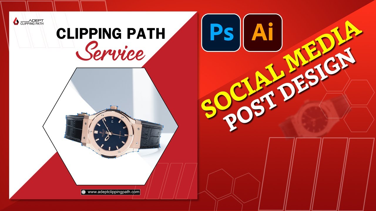 Social Media Post Design Photoshop | How To Make Social Media Post ...