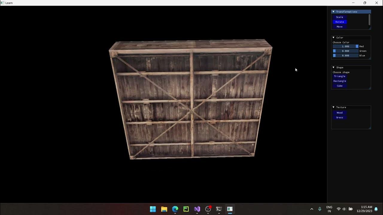Scaling, rotating, translating, textures | OpenGL - YouTube