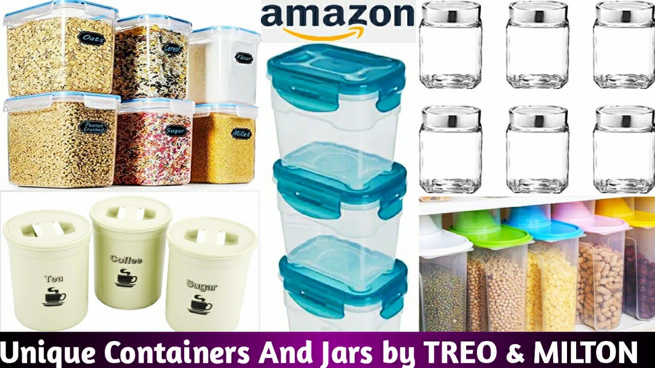 😊Amazon Plastic and Glass Containers and Jars. Online Branded ...