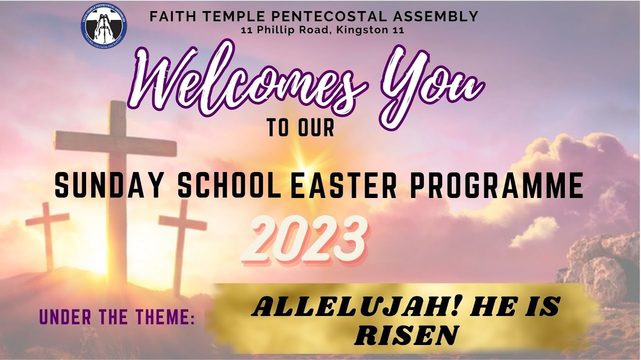 Sunday School Easter Program 2023 04 09 - YouTube