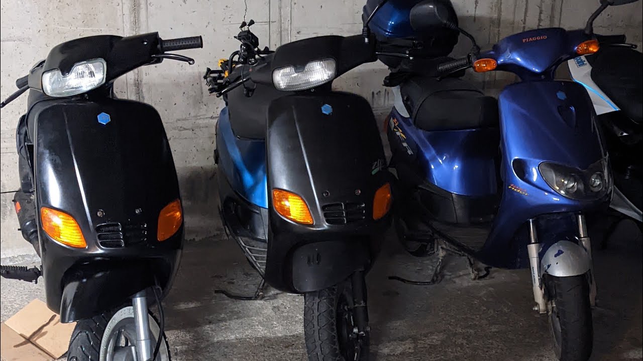 Tph 80 cc Motor in eine Piaggio Zip... - YouTube