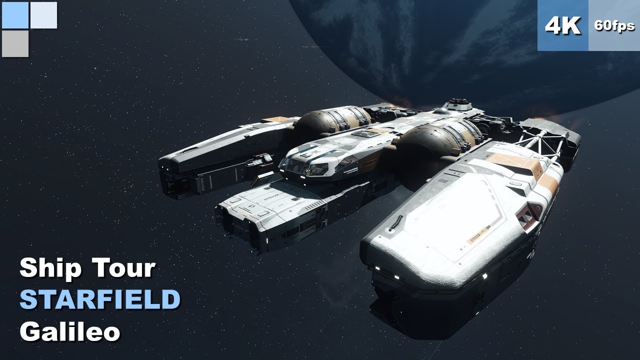[4K 60fps] STARFIELD - PC - Galileo - Ship Tour - Relaxing Gameplay ...