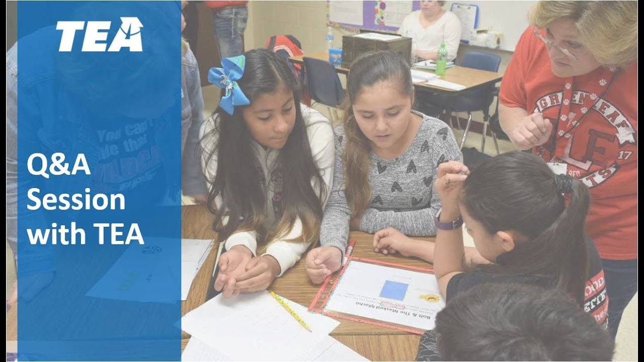 Q&A with TEA(Texas Education Agency) - YouTube