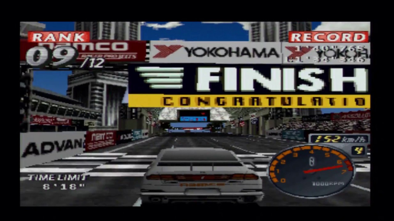 Rage Racer PS1 Demo Gameplay [SCED-00672] - YouTube
