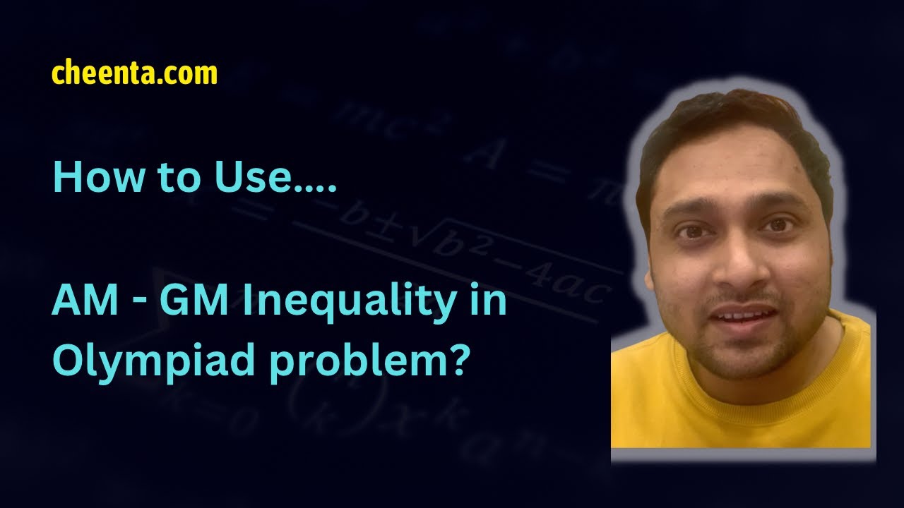 What Can We Learn From This RMO 1991 Problem 1 ? - AM - GM Inequality ...