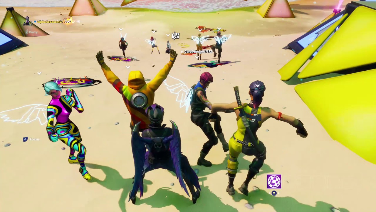 fortnite party royal chicken dance - YouTube