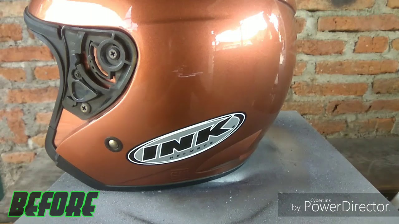 Repaint Helm INK Centro motif Elegan - YouTube