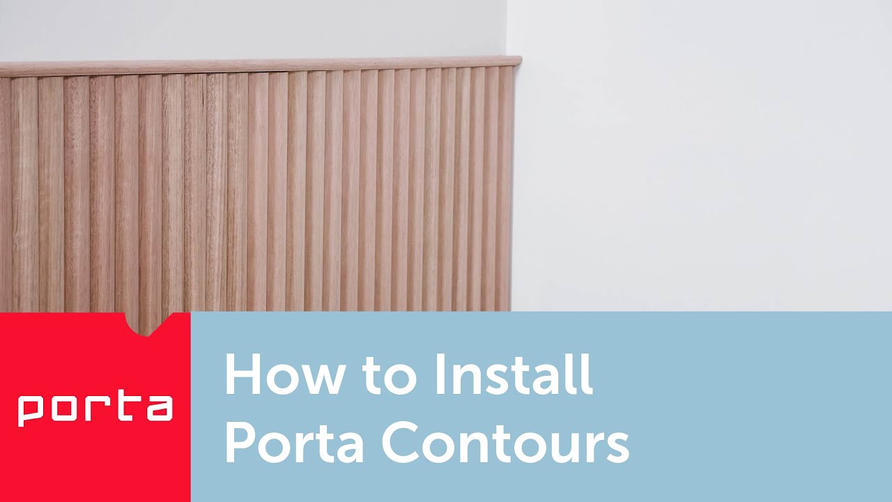 How to Install Porta Contours Timber Lining Boards - YouTube