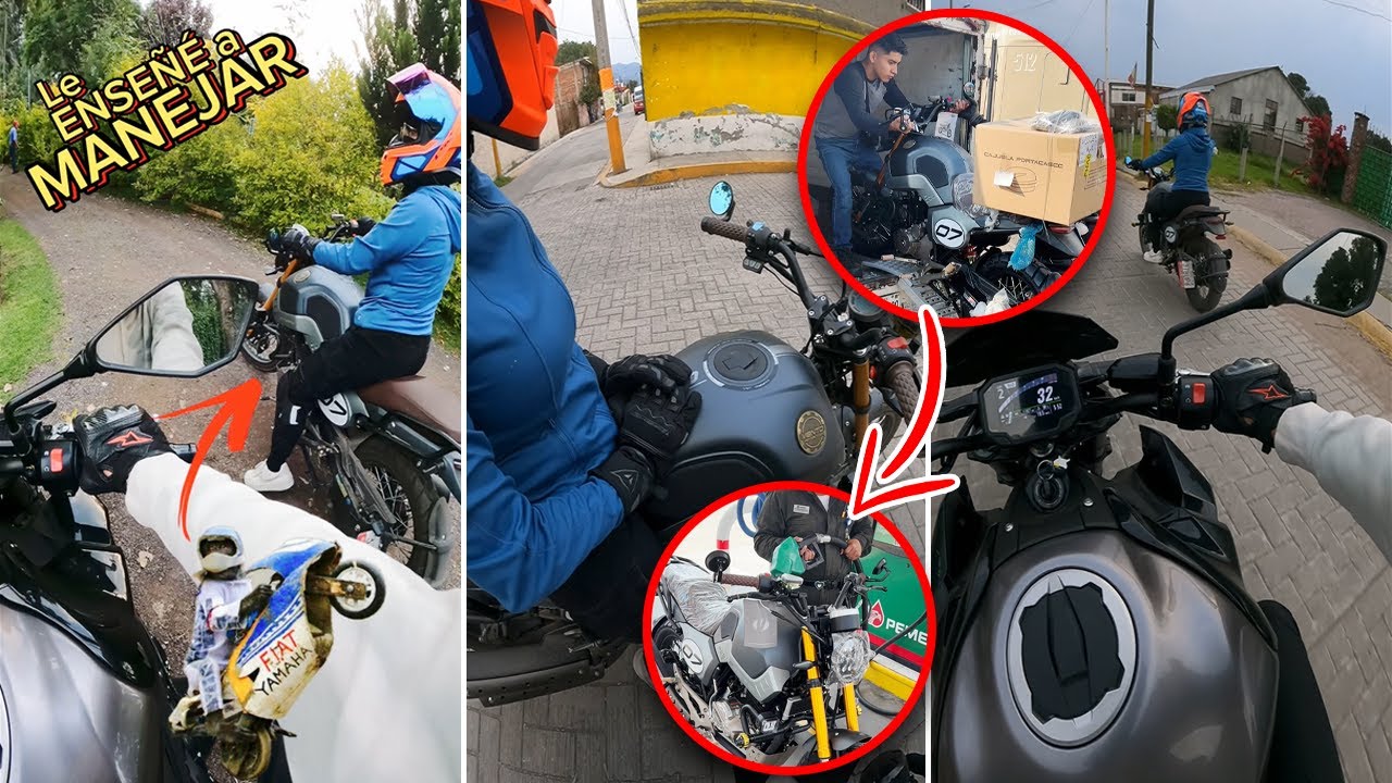 Cómo le ENSEÑÉ a MANEJAR a mi NOVIA su MOTO - AlanChong - YouTube