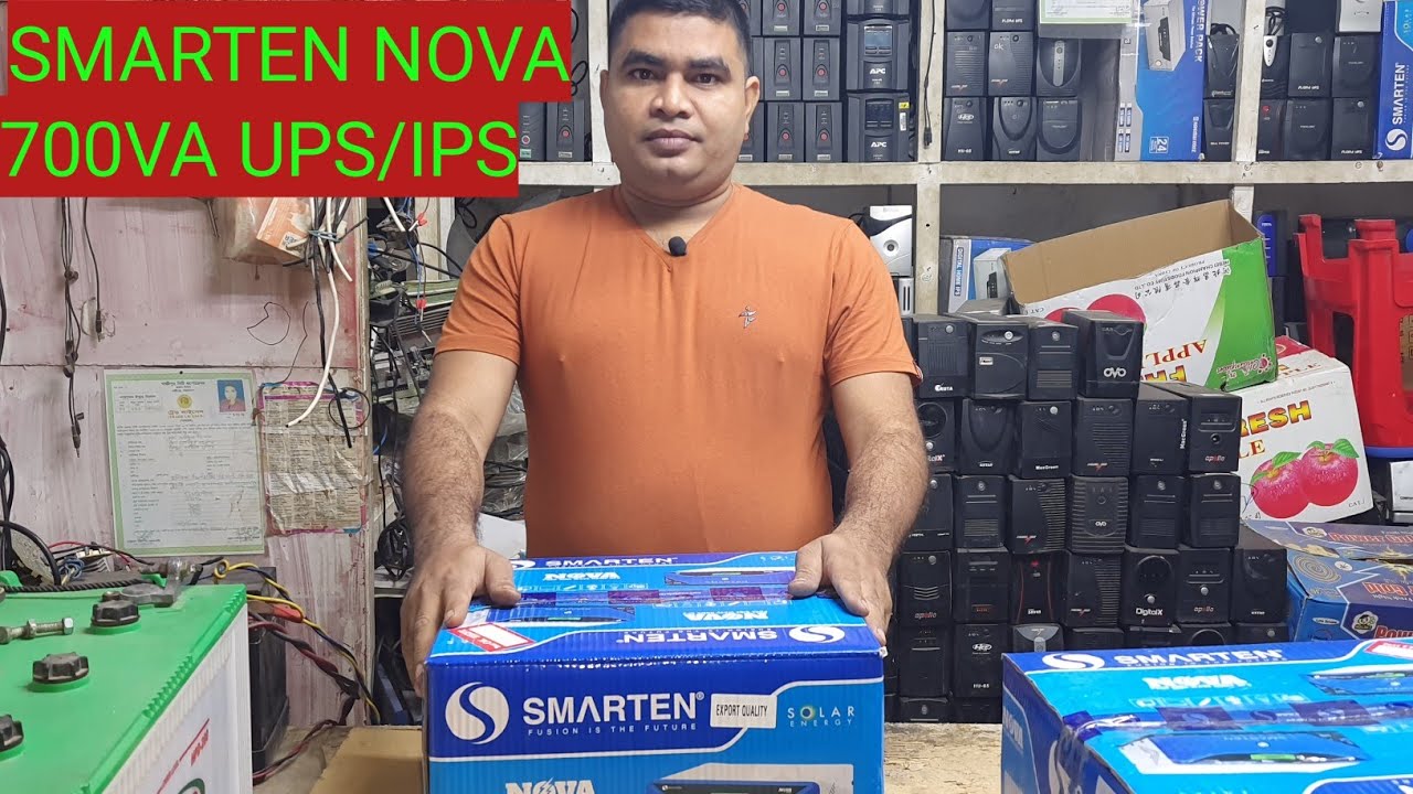 smarten nova pure sinewave 700va 500watt ips price ||smarten nova ups ...