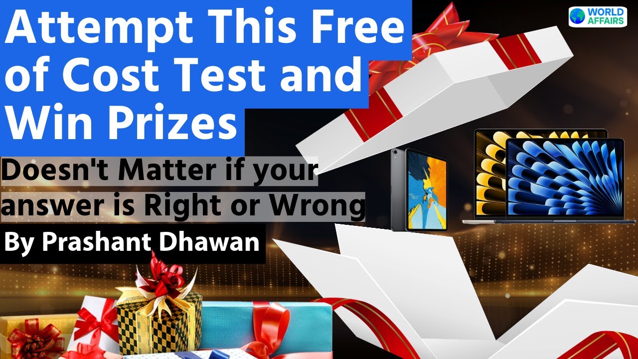 Attempt this FREE of cost Test and Win prizes | By Prashant Dhawan ...