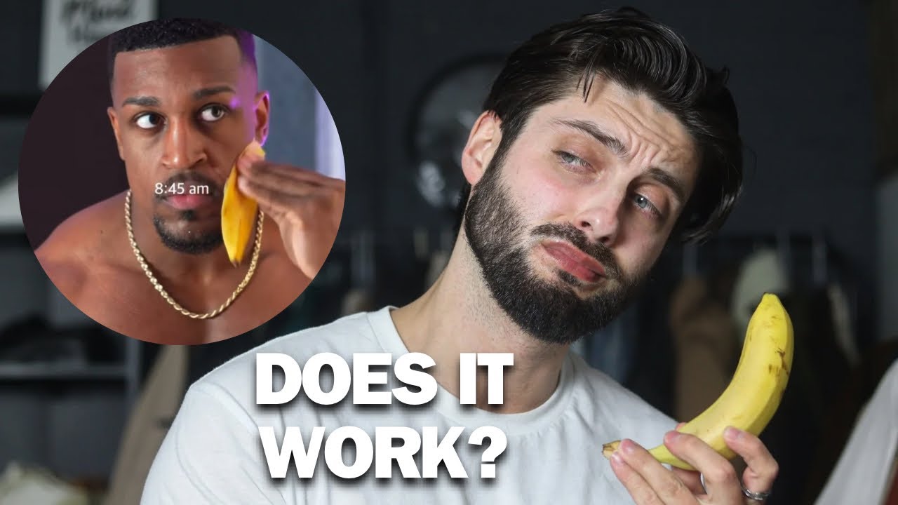 Does Ashton Hall’s Banana Peel Skin Routine Actually Work? | Viral ...