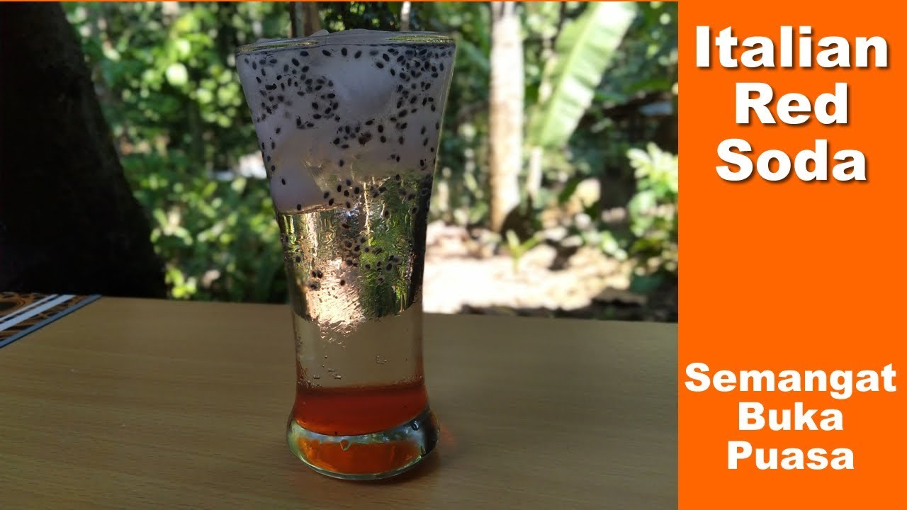 Resep Minuman Italian Red Soda - YouTube