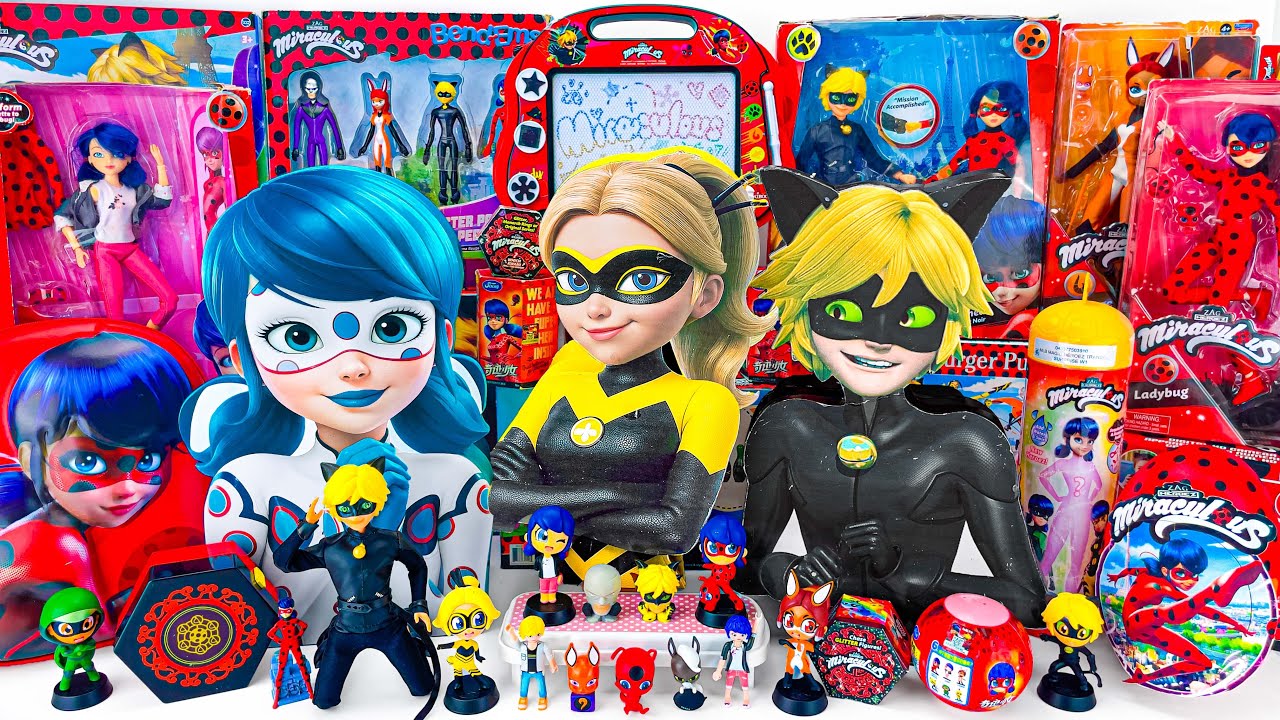 Miraculous Ladybug Toys Collection ASMR Unboxing Review | Mystery Cat ...